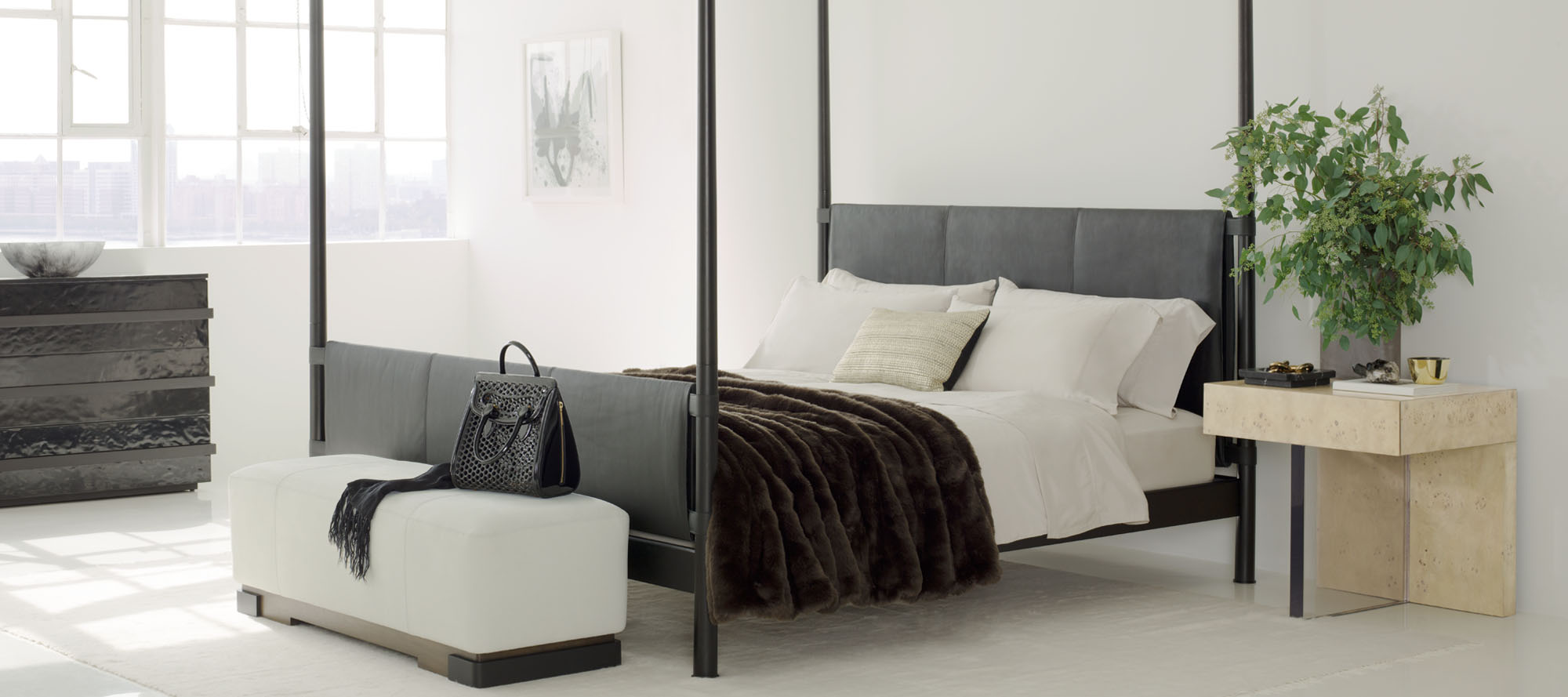 Caged Bed - King by Kara Mann - MR7021K | Baker Furniture