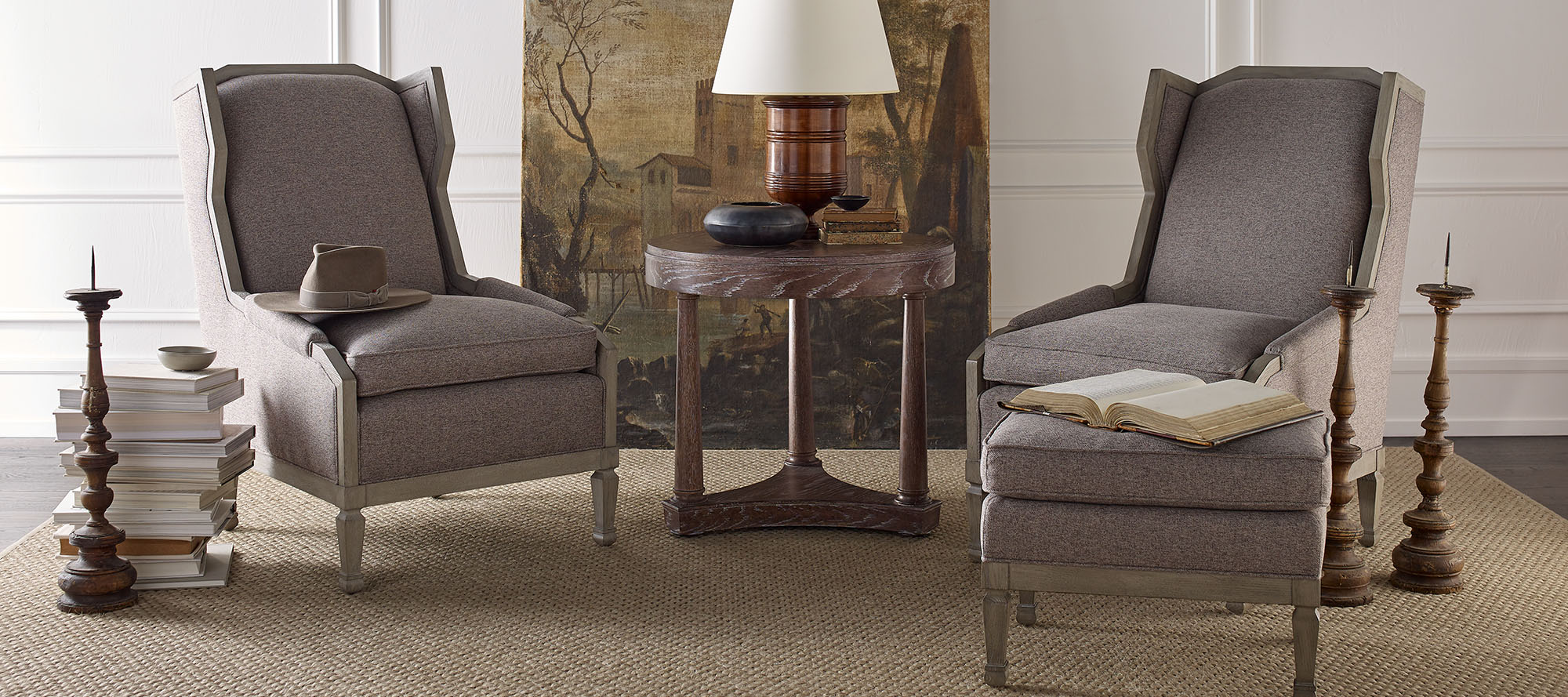 Darcy Wingback Chair by Baker Originals - BA6288C | Baker Furniture