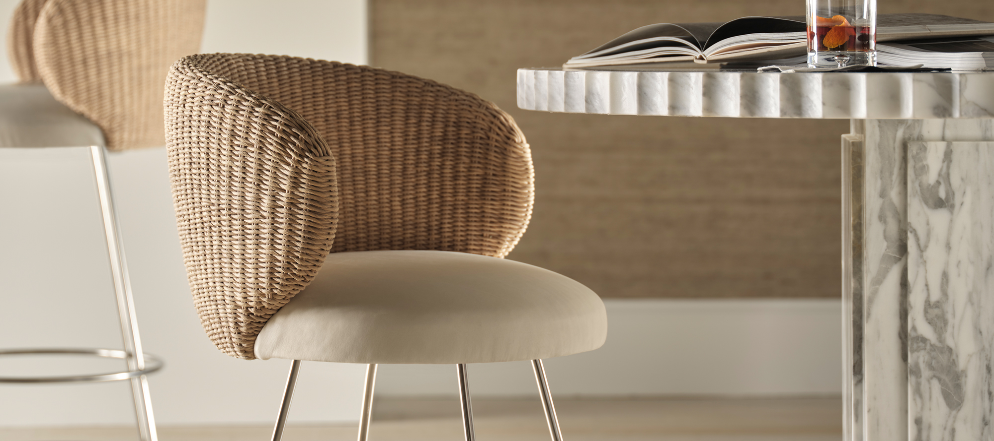 Marquis Round Dining Table by Baker Luxe - BAA3238 | Baker Furniture