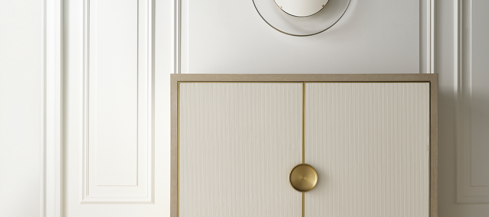 Murano Saturn Mirror by Thomas Pheasant - BAA3914 | Baker Furniture