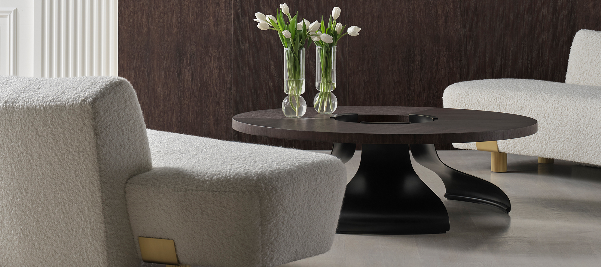 Discus Cocktail Table by Thomas Pheasant - BAA3952 | Baker Furniture