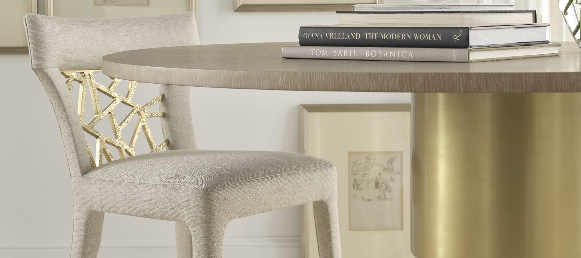 Miley Table by Baker Luxe - BAA4397 | Baker Furniture