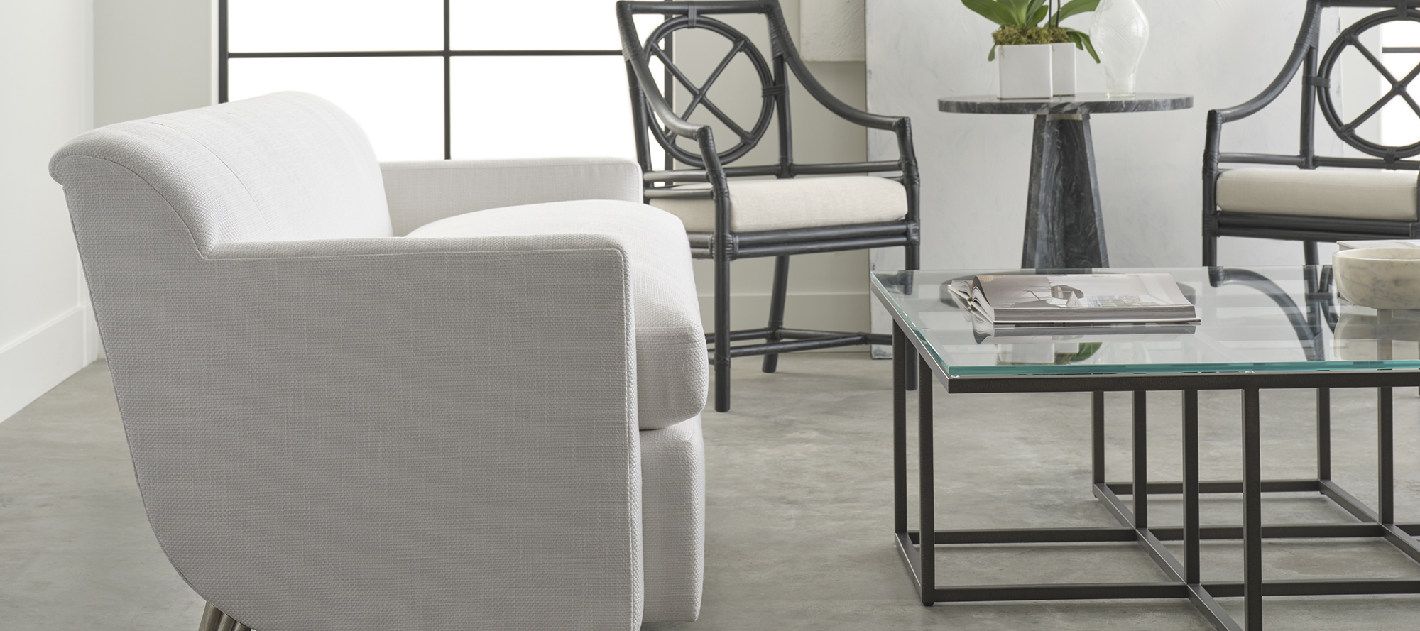 Grenada Sofa by Orlando Diaz-Azcuy - MCA2802S | Baker Furniture