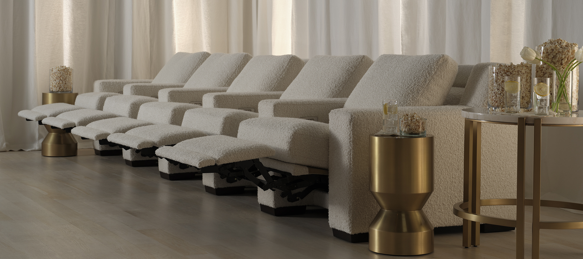 Two Arm Theater Seating Chair by Bespoke in Motion - BAMOTN-INC | Baker ...