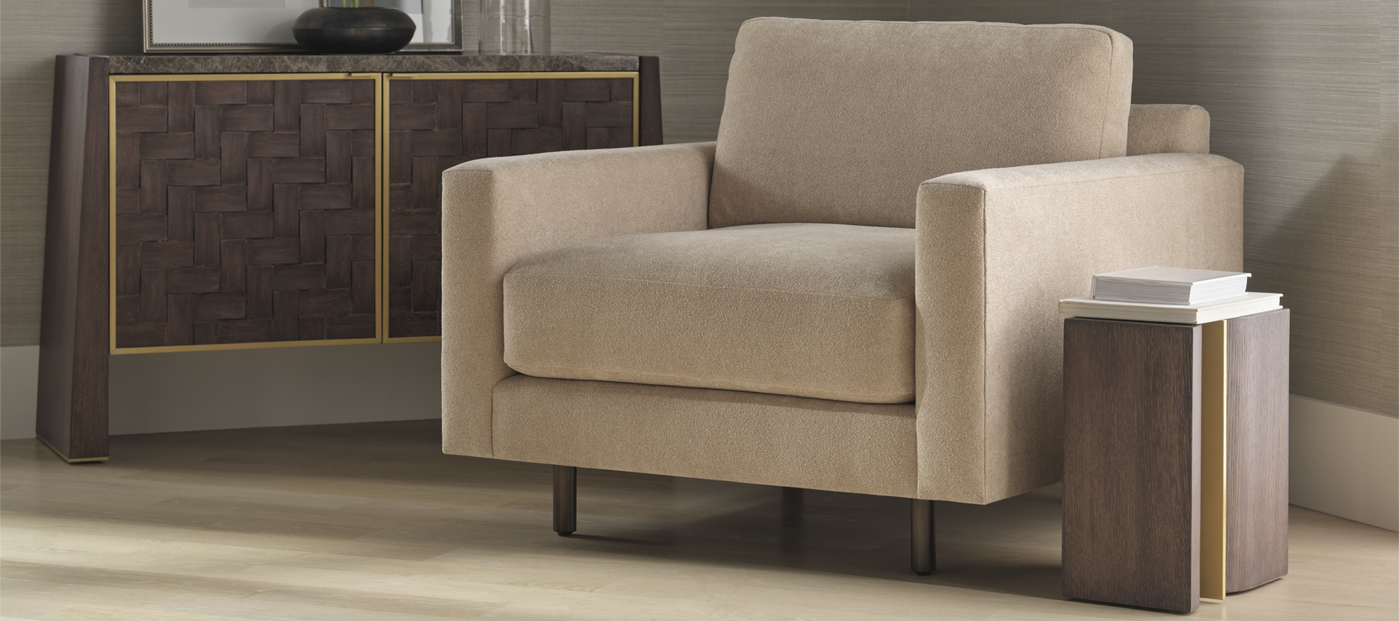 Austin Chair by Baker Essentials Upholstery - BAA2801C | Baker Furniture